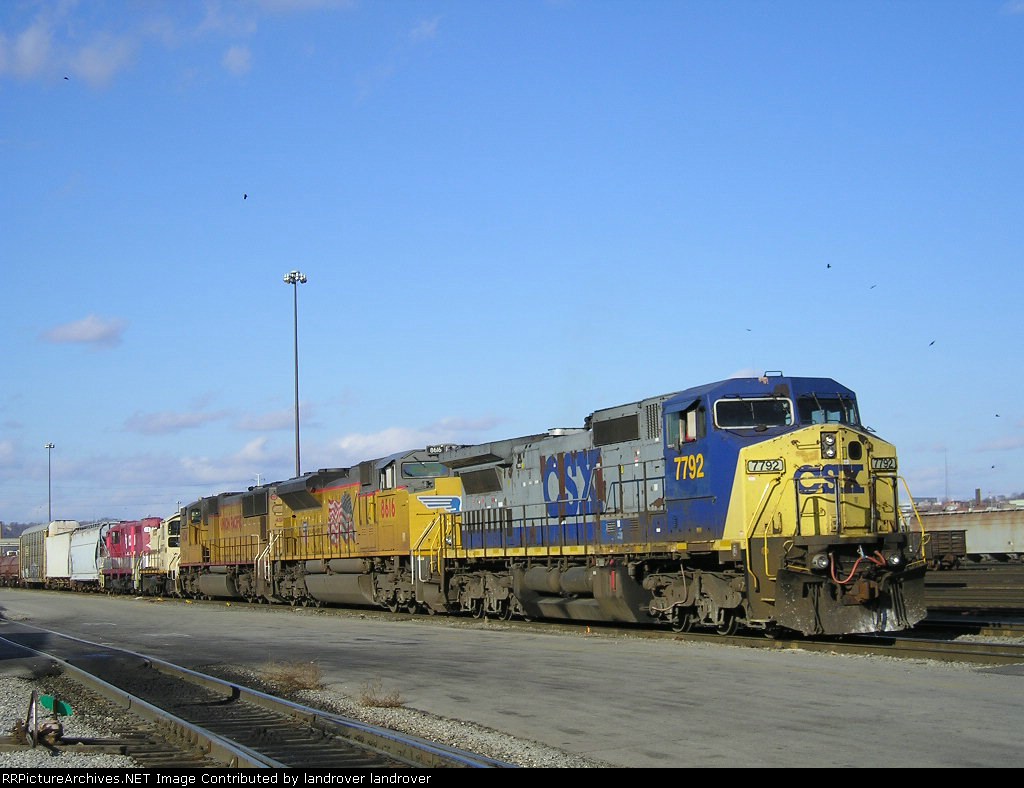 CSXT 7792 On CSX Q 504 South In Bowl # 1